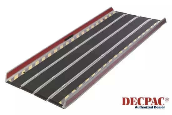Portable Wheelchair Ramp + Edge Barrier - 6'6" | DECPAC – Reliable Ramps